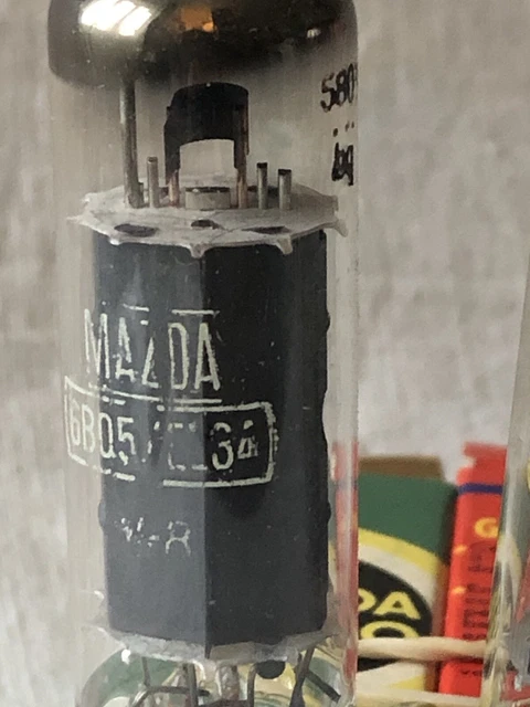 EL84 6BQ5 MAZDA matched pair Vacuum Tube, lampe, Röhre, Valve. NOS NIB EUR 79,90 - PicClick FR