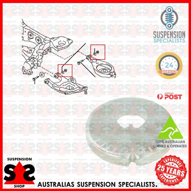 CASTER SHIM, AXLE Beam Suit NISSAN Navara Np300 (D40) 2.5 dCi 4WD (D40TT, D40T, EUR 18,14 ...