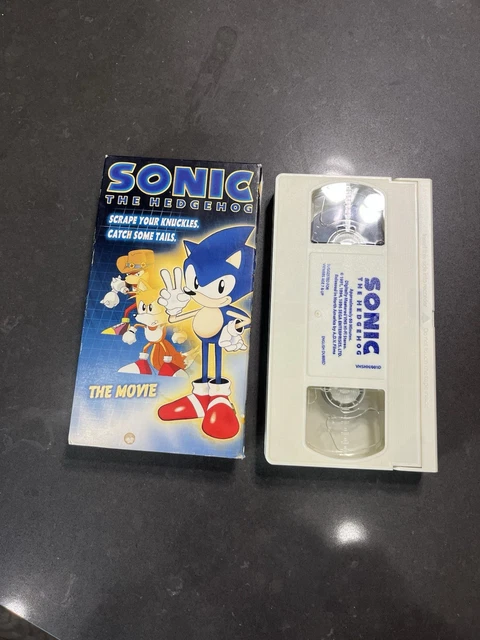 SONIC THE HEDGEHOG: The Movie (VHS, 1999) Tested Working Some Spot On ...