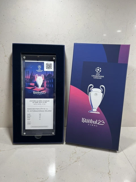 CHAMPIONS LEAGUE FINAL VIP Ticket 2023 Manchester City Vs FC Inter ...