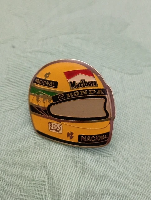 PIN'S PINS PIN Enamel 19 SPORT F1 Casque Marlboro Honda" NACIONAL" EUR ...