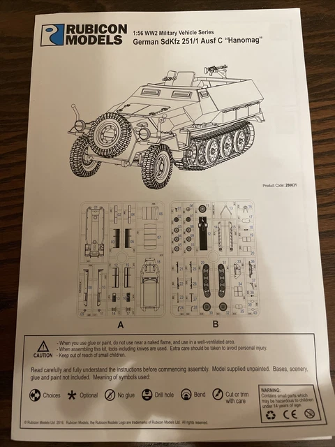Sdkfz 2511 Ausf C Aka 251c Kit Modello Plastica 156 Rubicon Model 280031 Eur 1500 Picclick It 