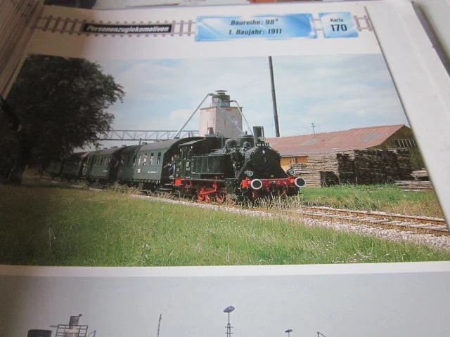 DAMPFLOK BR 98.8 bay GTL 4/4 bayerische Staatsbahn DR Archiv P170 EUR 5 ...