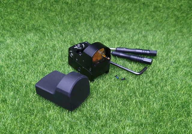 TASCO PROPOINT 1X25MM 4.0 MOA Reflex Red Dot Sight w/ Cover & Rail ...