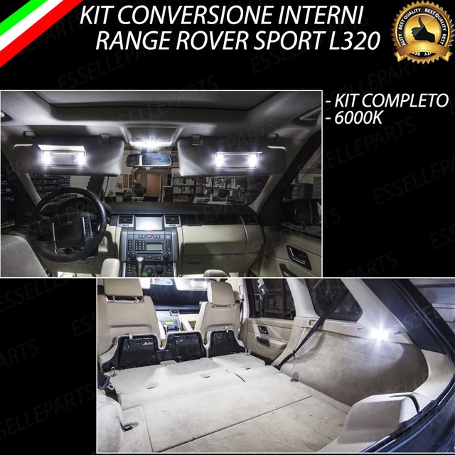 KIT FULL LED Interni Range Rover Sport L320 Conversione Completa 6000K ...
