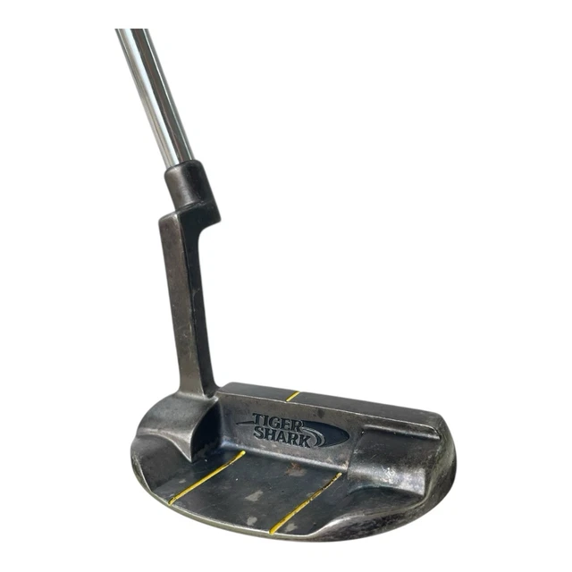 TIGER SHARK GREAT White GW-4 Putter Steel Shaft 34.5" Right-Handed ...