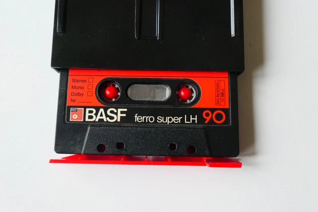 CASSETTE K7 AUDIO BASF FERRO Super LH 90 . 1979. Utilisée. Used. En ...