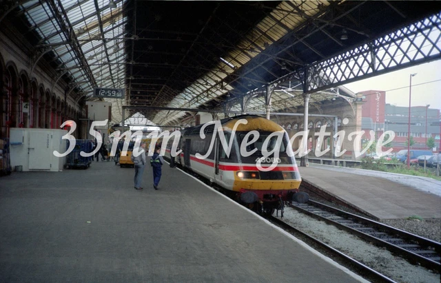 BRITISH RAIL HST HIGH SPEED TRAIN DIESEL PRESTON STATION 43080 35mm NEG ...