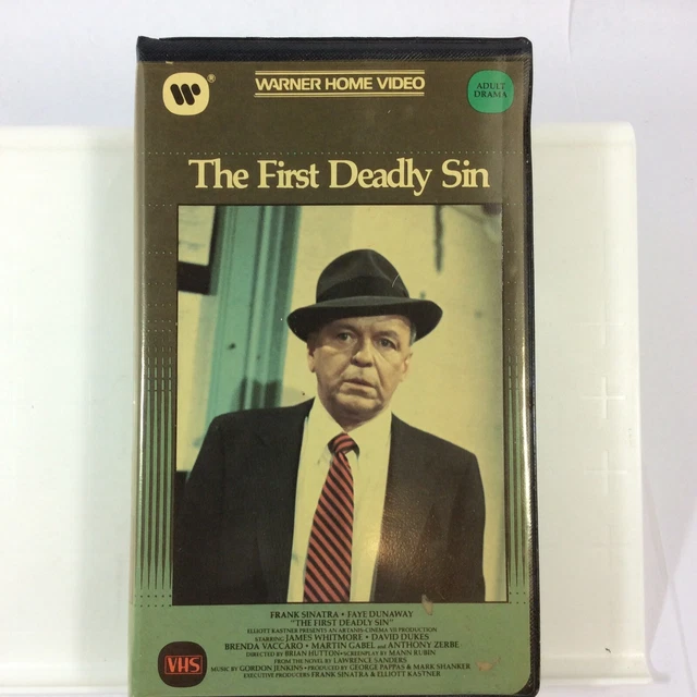 THE FIRST DEADLY Sin VHS CLAMSHELL 1980 Frank Sinatra Faye Dunaway £6. ...