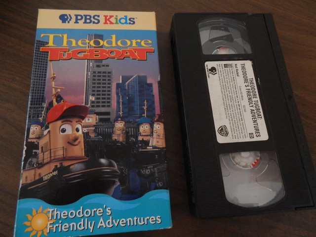 PBS KIDS VHS Theodore Tugboat Friendly Adventures Childrens Cartoon ...