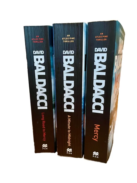 DAVID BALDACCI BOOK Bundle Three Books Atlee Pine Series Crime Thriller ...