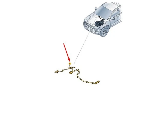 VOLKSWAGEN AMAROK MK2 Gearbox Wiring Harness 2HJ970007AE NEW GENUINE £ ...