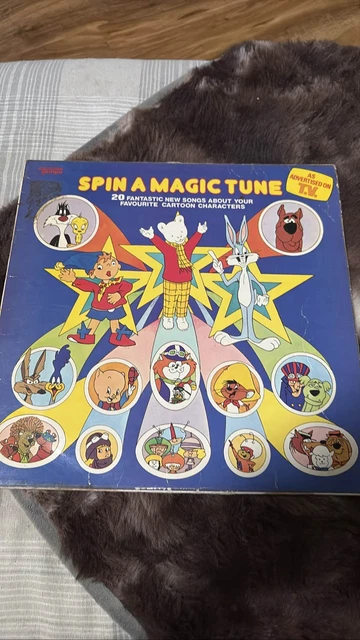 SPIN A MAGIC Tune LP Vinyl Tempo 1973 Cartoon TV £5.65 - PicClick UK