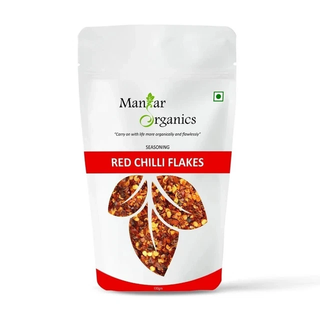 MANHAR ORGANICS RED Chilli Flakes Seasoning 100g $27.78 - PicClick AU