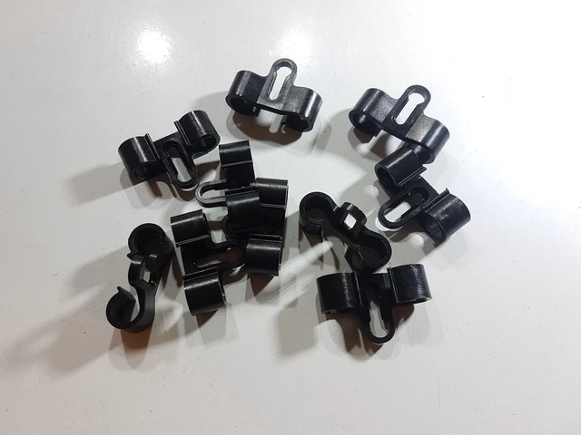 FORD CAPRI MK3 PETROL PIPE CHASSIS CLIPS 2.8i 280 V6 INJECTION FUEL ...
