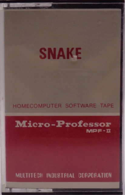 MICROPROFESSOR MPF-II -- Snake (Multitech/Tape) EUR 69,99 - PicClick DE