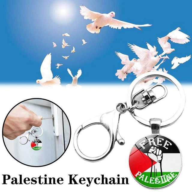 PALESTINE FLAG KEYCHAIN^ Free Palestine Palestine National Flag Key ...