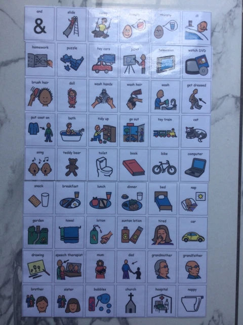 PCS BOARDMAKER AUTISM 150 assorted cards for ASD ADHD SEN Aspergers £15 ...