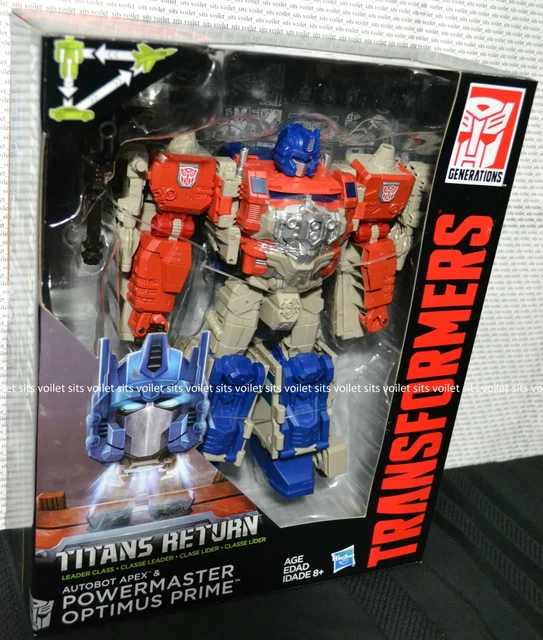 HASBRO TRANSFORMERS TITANS Return Leader Class Figure Powermaster ...
