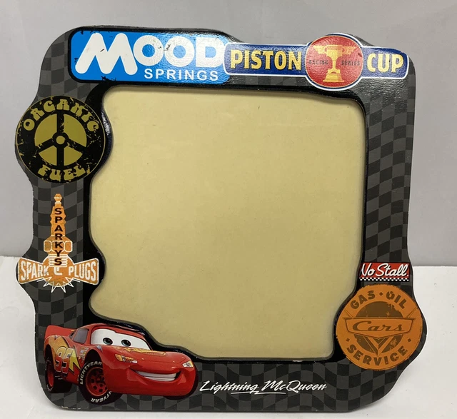 DISNEY / PIXAR Cars Movie Lightning McQueen Vintage Picture Frame Boys ...