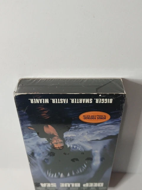 DEEP BLUE SEA 1999 Special Widescreen Edition VHS New Factory Sealed ...