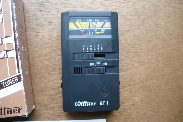 WITTNER GT 1 Quartz Guitar Tuner Box EUR 19,00 - PicClick DE