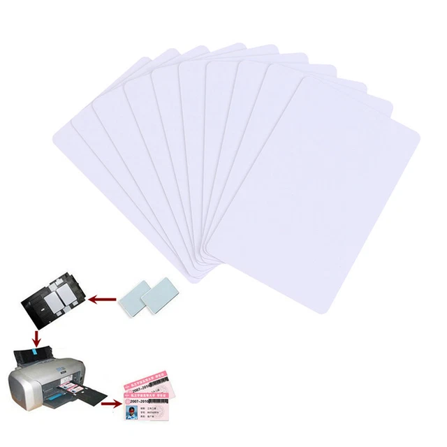 10PCS PRINTER INKJET PVC Card ID Card printable For L805 L850 L.UL & YP ...