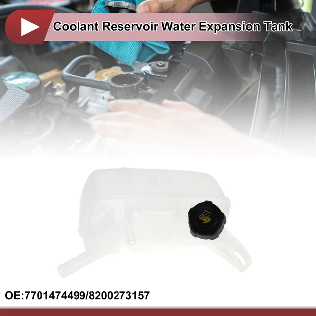 COOLANT EXPANSION OVERFLOW Tank with Cap No.7701474499 for Renault ...
