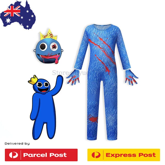CARTOON RAINBOW FRIENDS Costume Cosplay Full Set Mask Jumpsuit Costume ...