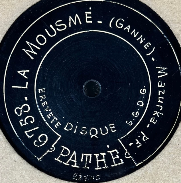 LOT DE 8 DISQUES 78 tours rpm PATHÉ SAPHIR 8" Mercadier, Alvarez ...