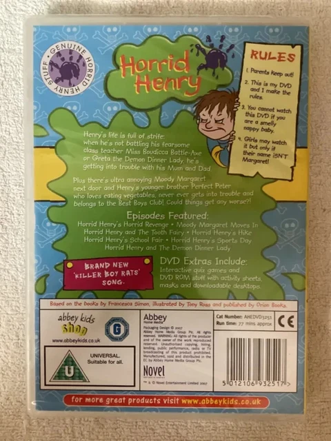 HORRID HENRY'S HORRID Revenge (DVD, 2007) - Factory Sealed £3.50 ...