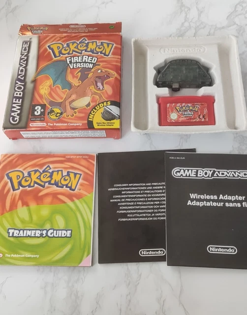POKEMON FIRE RED - Boxed & Complete, Excellent Condition - Nintendo GBA ...