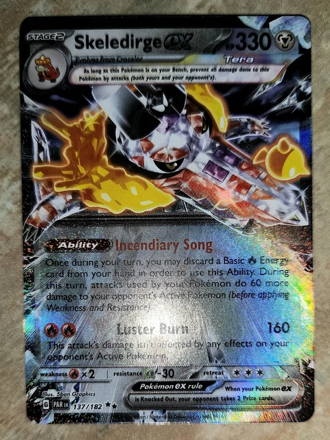 SCARLET VIOLET PARADOX Rift Pokemon 2023 Skeledirge Ex Double Rare 137/182 Card EUR 3,45 ...