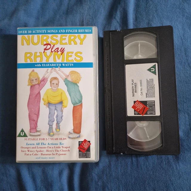 RARE - Nursery Play Rhymes Video [VHS] with Elizabeth Watts ** £59.99 ...