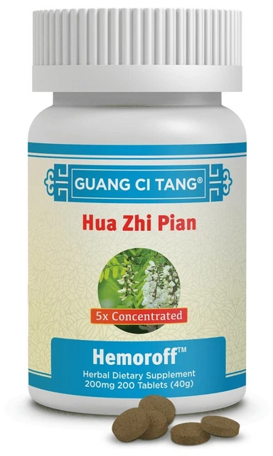HUA ZHI PIAN (Hemoroff / High Potency 5X) 200 Tabletten EUR 18,15 ...