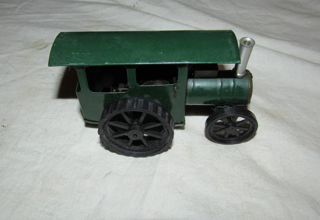 VINTAGE TRIANG MINIC clockwork traction engine toy 44m tri ang old £45. ...