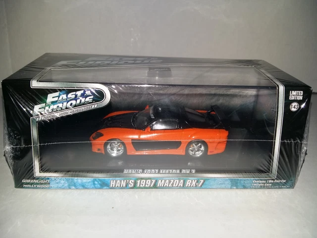 GREENLIGHT FAST & Furious Tokyo Drift Han's 1997 Mazda RX-7 New ...