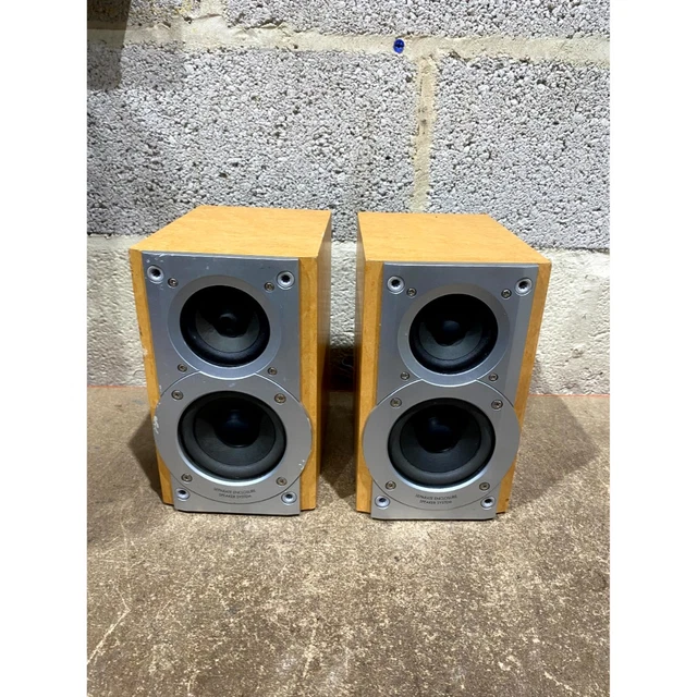 PAIR OF PANASONIC SB-PM25 2-Way Bookshelf Speakers Brown For Hi-Fi ...