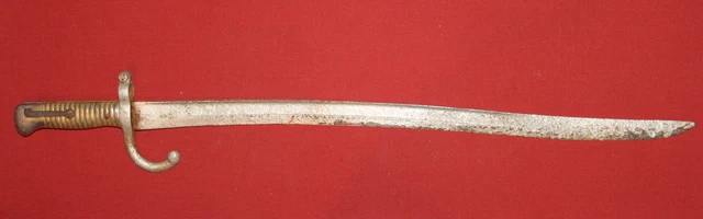 ANTIQUE FRENCH MODEL 1866 "Chassepot" Yataghan Sword Bayonet £147.53 ...