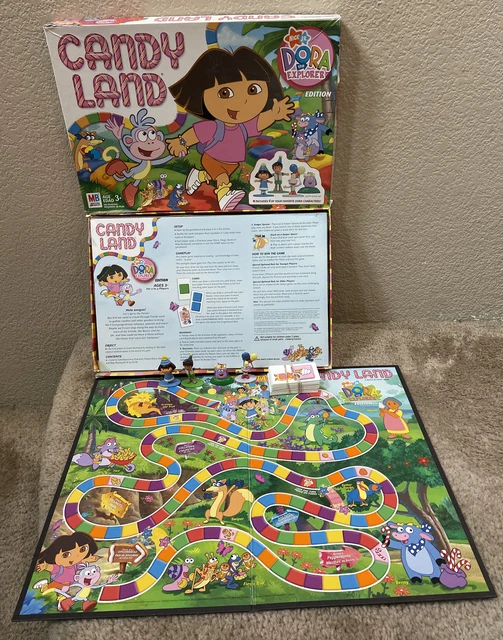 CANDYLAND DORA THE Explorer Edition Game and Go Diego Go! Memory Game ...