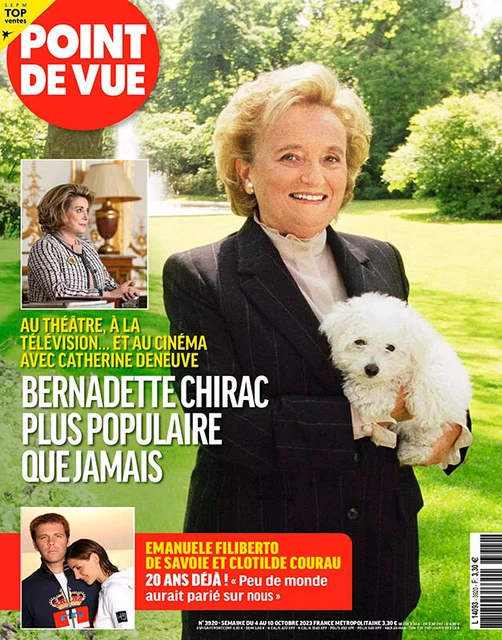 POINT DE VUE BERNADETTE CHIRAC_Mariage MARIA TERESITA de SAXE 10 2023 ...