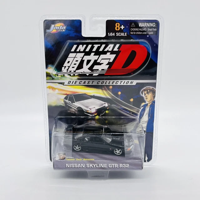 INITIAL D NISSAN Skyline GTR R32 Diecast Collection 1:64 Car TOKYOPOP ...