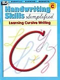 HANDWRITING SKILLS SIMPLIFIED: LEARNING CURSIVE WRITING, By Essential ...