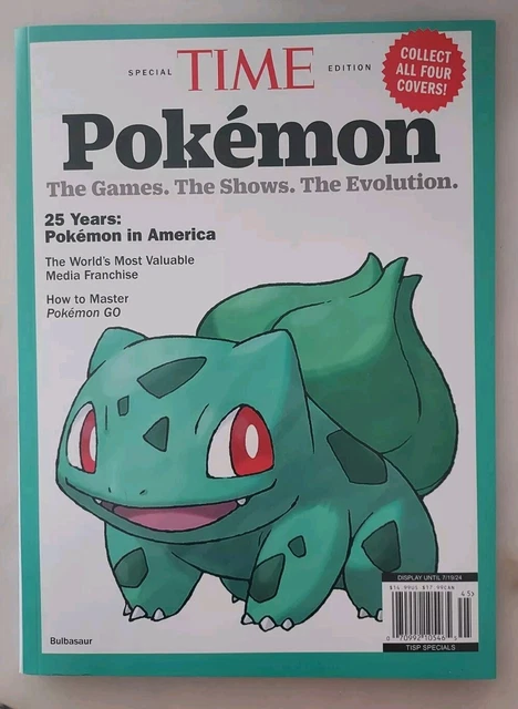 TIME SPECIAL EDITION Magazine POKÉMON Games Shows Evolution 25 Years ...
