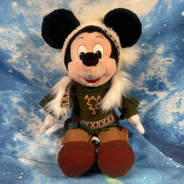 DISNEY MICKEY MOUSE Plush Indian Chief 15" Walt Disney World Paris ...