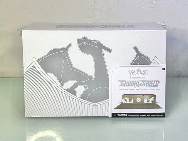 CHARIZARD ULTRA PREMIUM Collection Box Pokemon TCG Sword and Shield ...