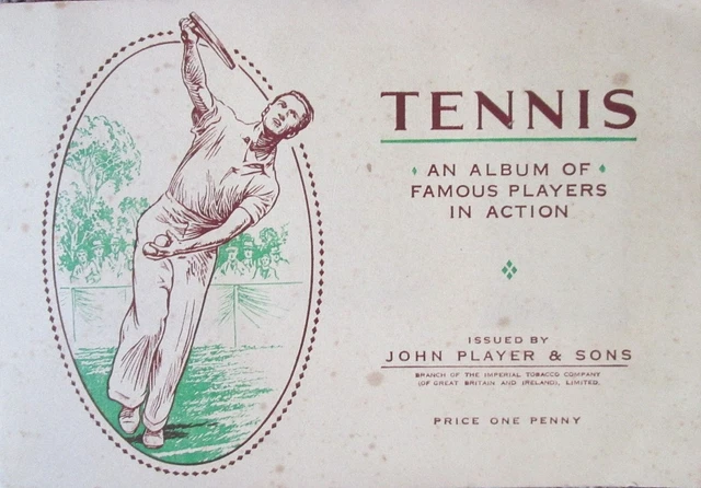JOHN PLAYER CIGARETTE Cards Tennis Complete Album 1936 £5.50 - PicClick UK