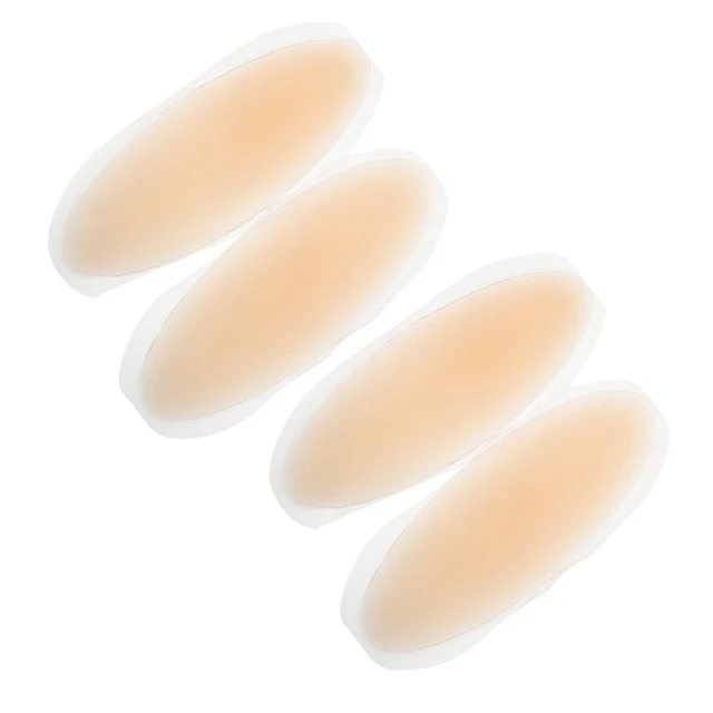 2 PAIRS SKIN Color Silicone Hip Pad Inserts Removable Buttock Padding ...