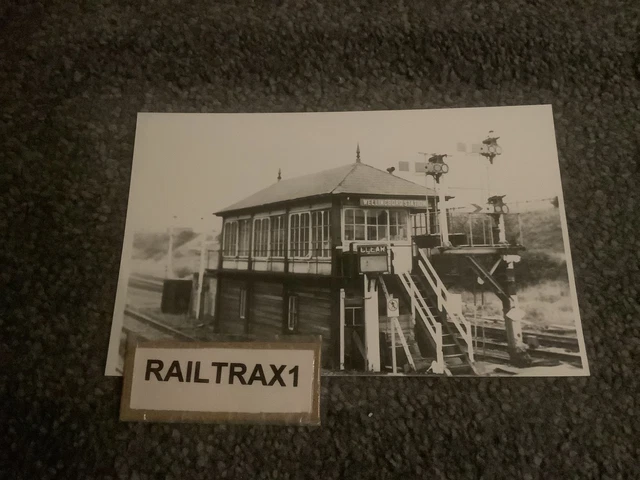 RAILWAY PHOTOGRAPH - Wellingboro Station Signal Box. (Darkroom Photo ...