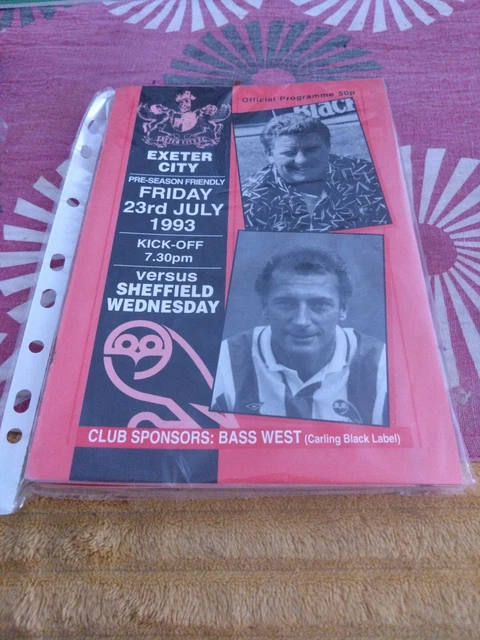 EXETER CITY 1993/4 PROGRAMMES X6 Job Lot £0.99 - PicClick UK